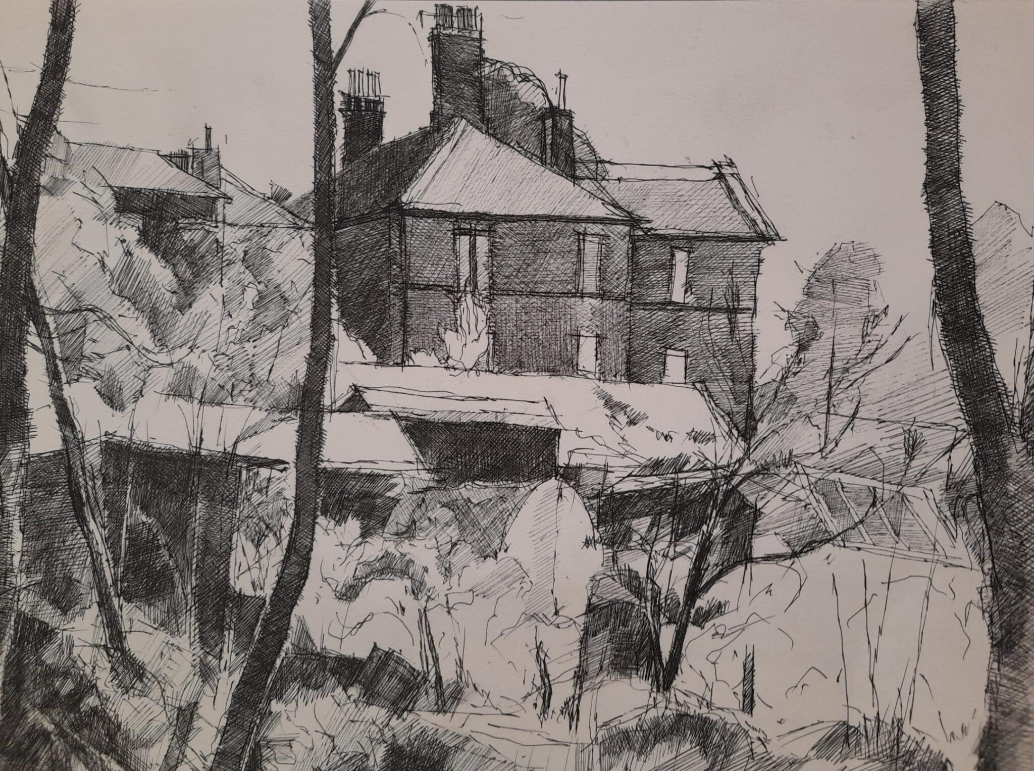 Drawing in the Park with Jake Attree - Saltaire Inspired